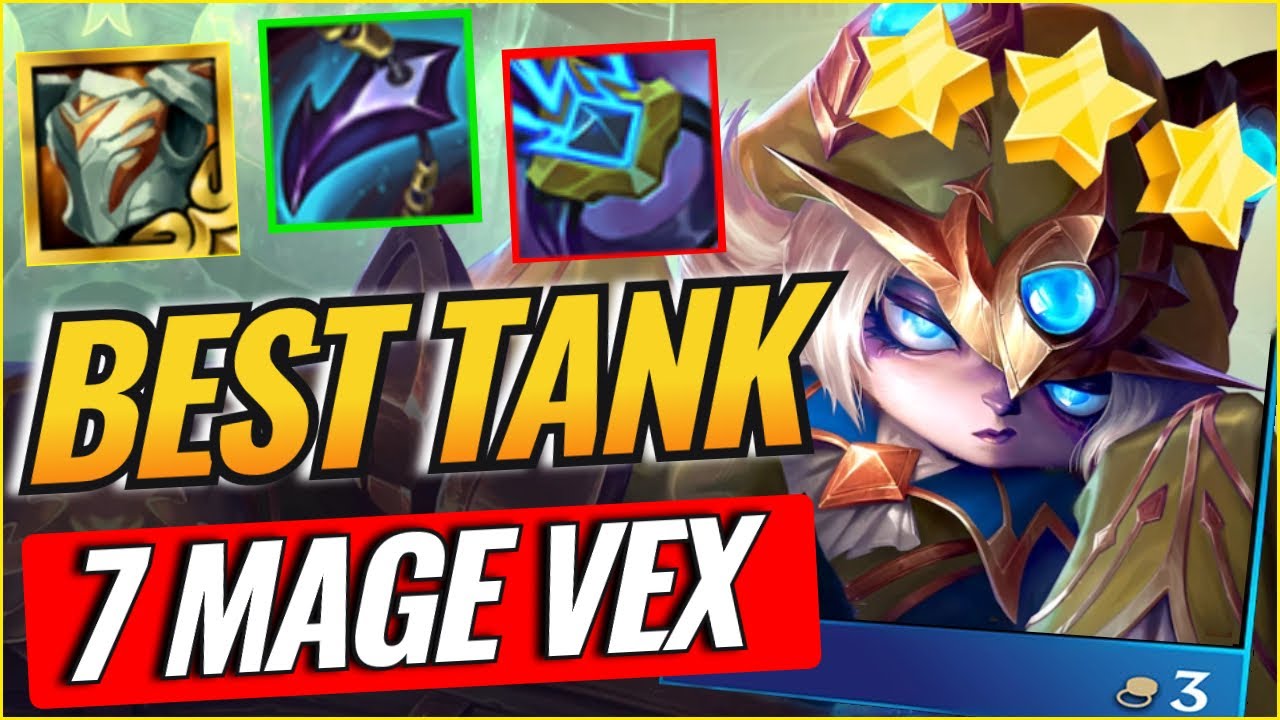 Unstoppable Defense: 7 Mage Comp with ⭐⭐⭐ 3-Star Vex (TFT Set 12) - YouTube