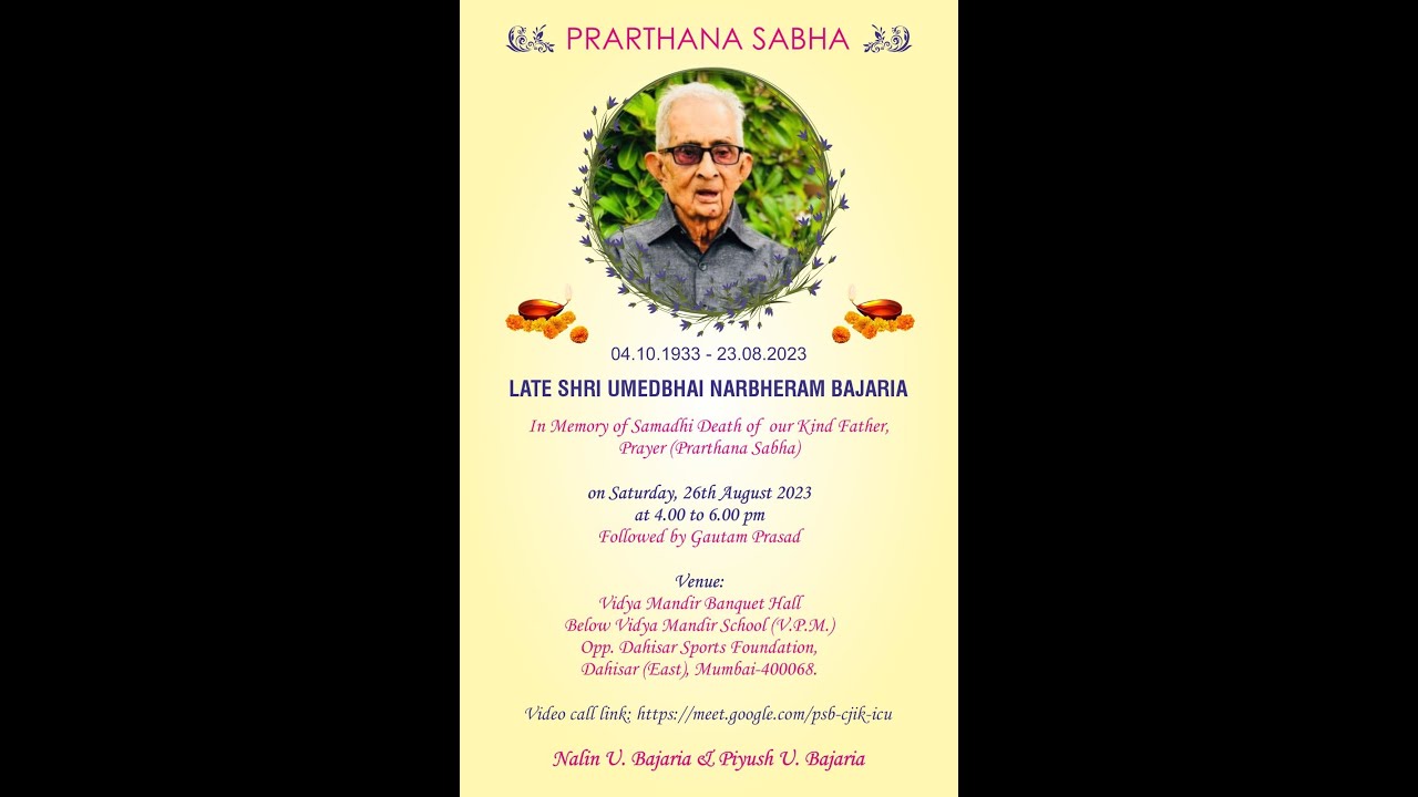 PRARTHANA SABHA YouTube PRARTHANA SABHA YouTube