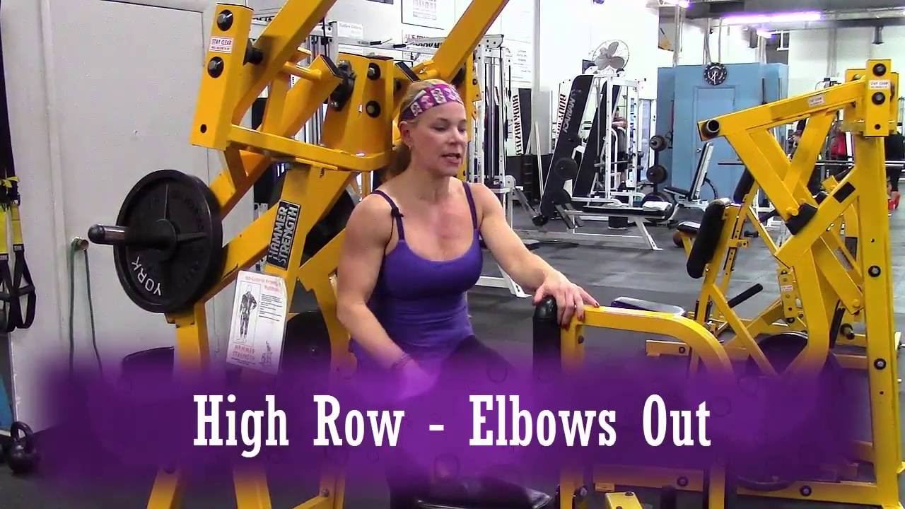 High Row Elbows Out - YouTube