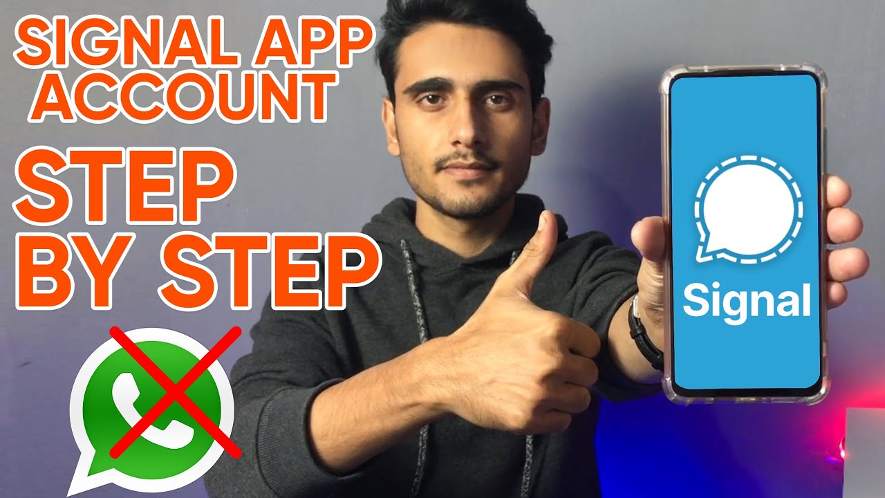 How to make Signal App Account | Step by Step Process - YouTube