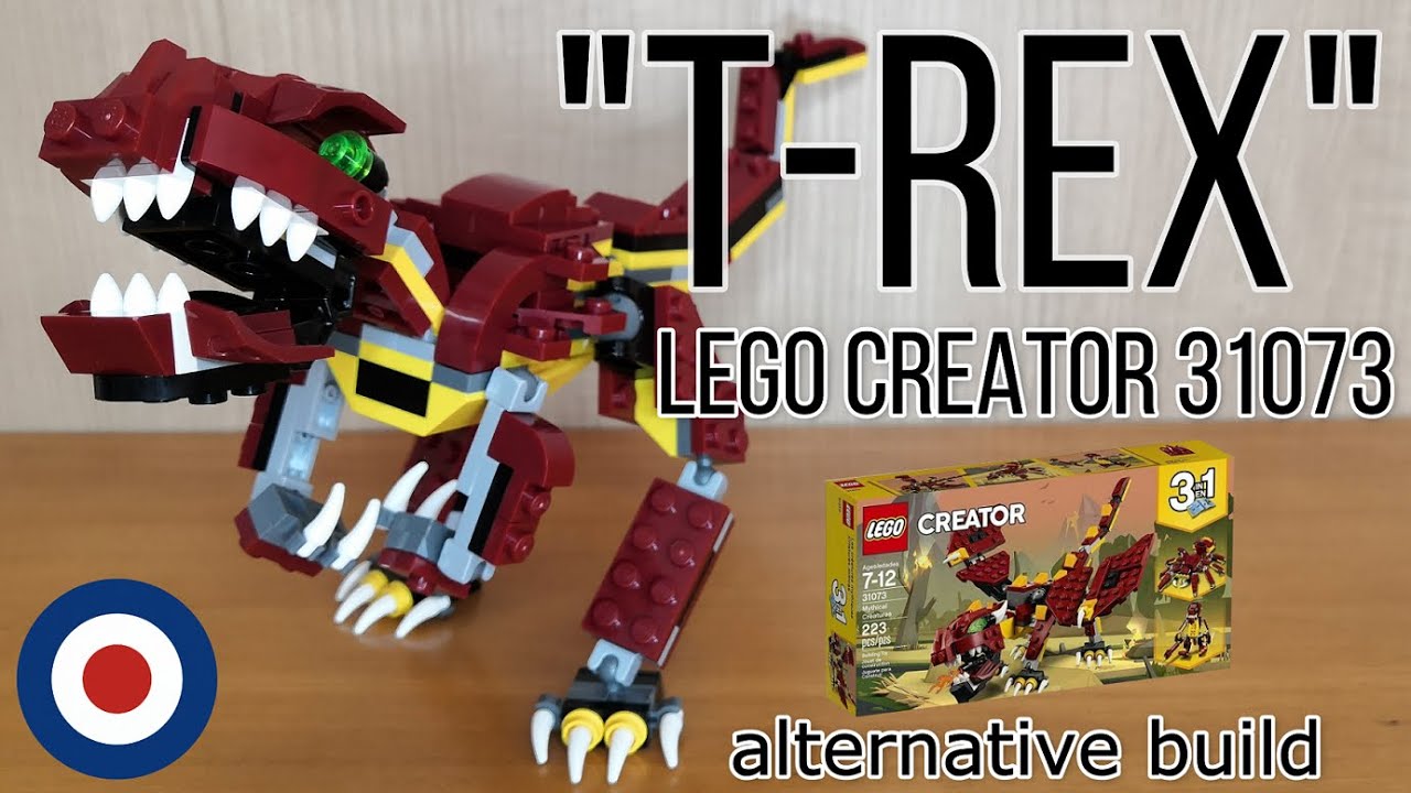 LEGO Creator 31073 Alternative build tutorial T-REX(Tyrannosaurus)、レゴ ...