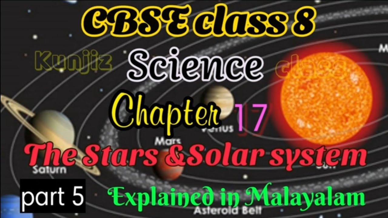 CBSE class 8 Science Chapter 17 The Stars & The Solar system part 5with ...