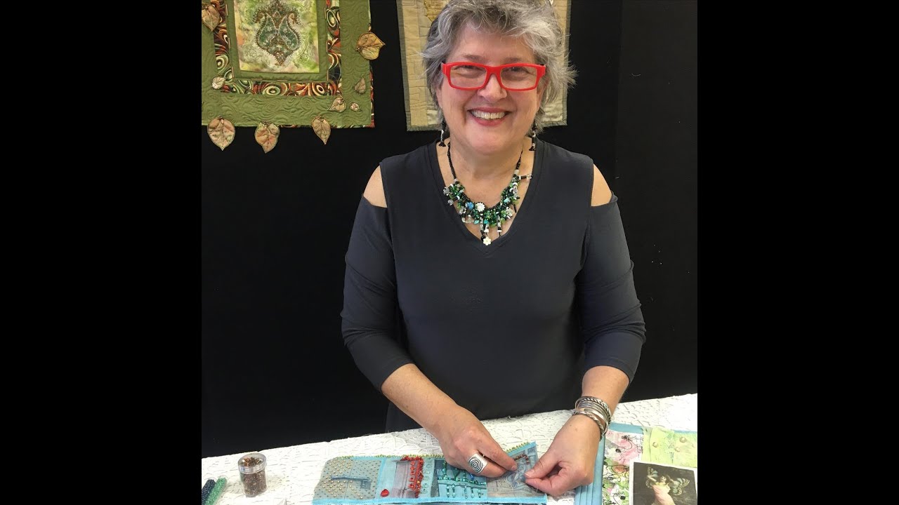 Beading on Fabric with Judy Gula - YouTube