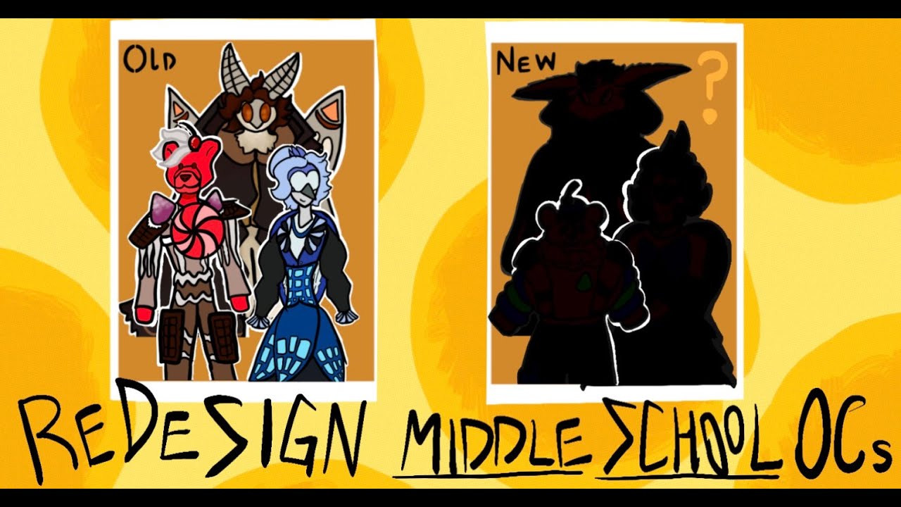 EVIL MIDDLE SCHOOL TEACHER INSPIRED MY OCs? Redesigning/Rewriting old ...
