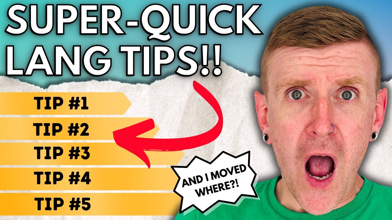INSANELY QUICK TIPS for AP®* Lang, an Apology, + I MOVED?!? - YouTube