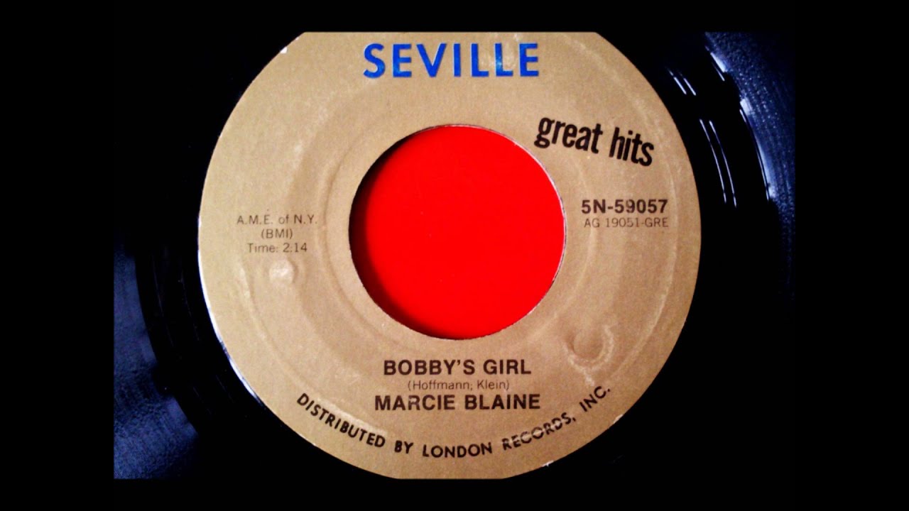 Marcie Blane "Bobby's Girl" (7" mono) - YouTube