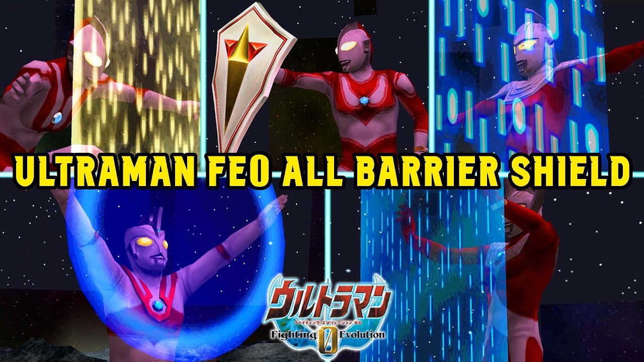 ALL ULTRAMAN SHIELD/BARRIER IN ULTRAMAN FIGHTING EVOLUTION 0! [Part 1 ...