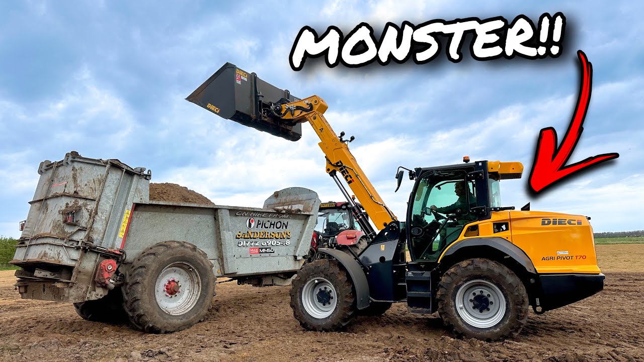 NEW MASSIVE MACHINE IS ON THE JOB... 1500 TONNES OF MUCK TO MOVE ...