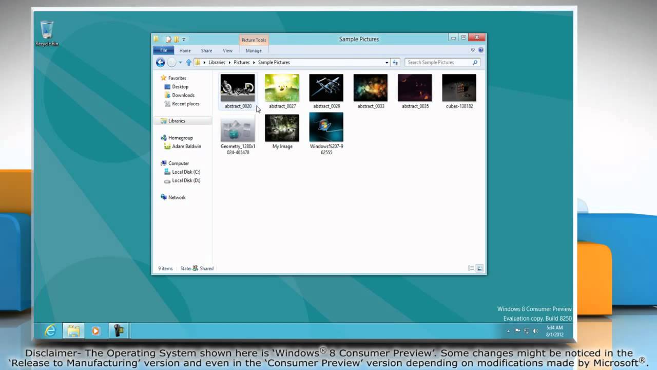 How to Open Windows® Explorer in Windows® 8 PC - YouTube