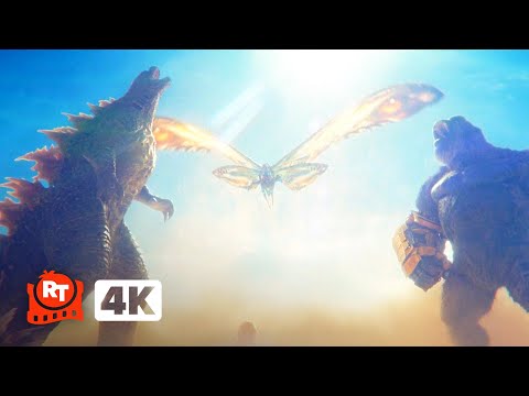 Godzilla x Kong: The New Empire (2024) 4K - Godzilla vs. Kong & Mothra | Movieclips