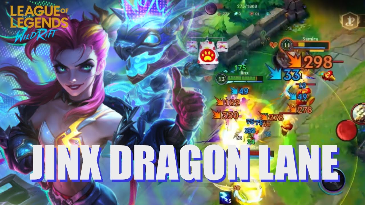 Wild Rift - NEW JINX PRESTIGE SKIN - 1v9 DOMINATION - YouTube