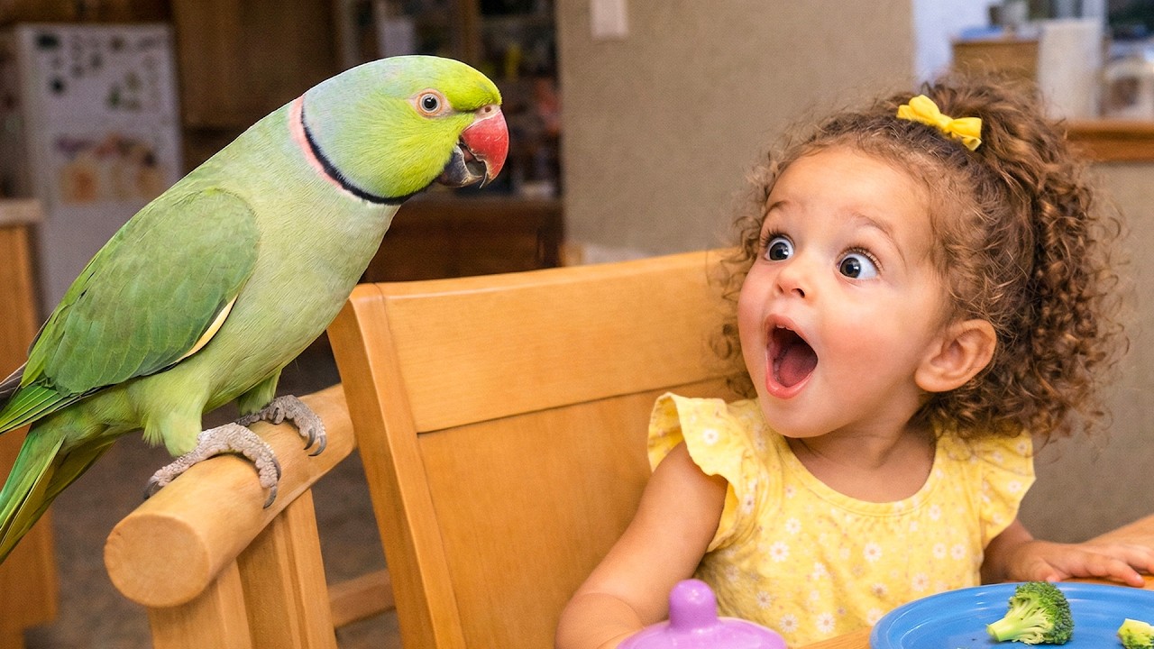 The Sweetest Parrot Moment With A Baby… You’ll Cry 🥹🦜👶 - YouTube