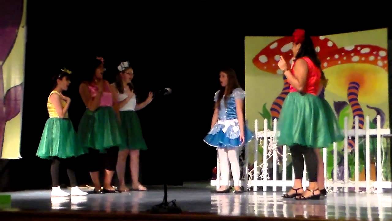 Amanda Doty as Alice In Wonderland CSMS Play - YouTube