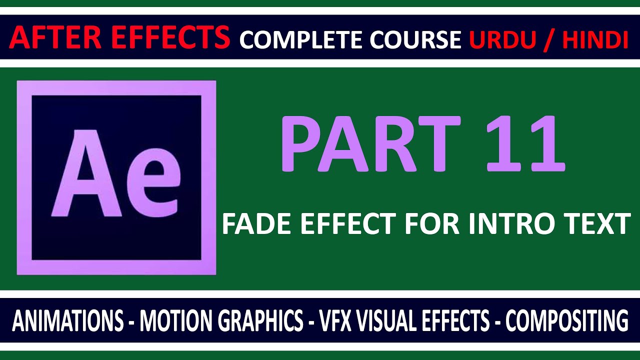 Fade Text Effect After Effects CC 2017 Part 11 After Effects Course fade-text-effect-after-effects-cc-2017-part-11-after-effects-course