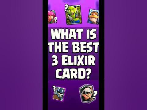 The best 3 elixir card in Clash Royale - YouTube