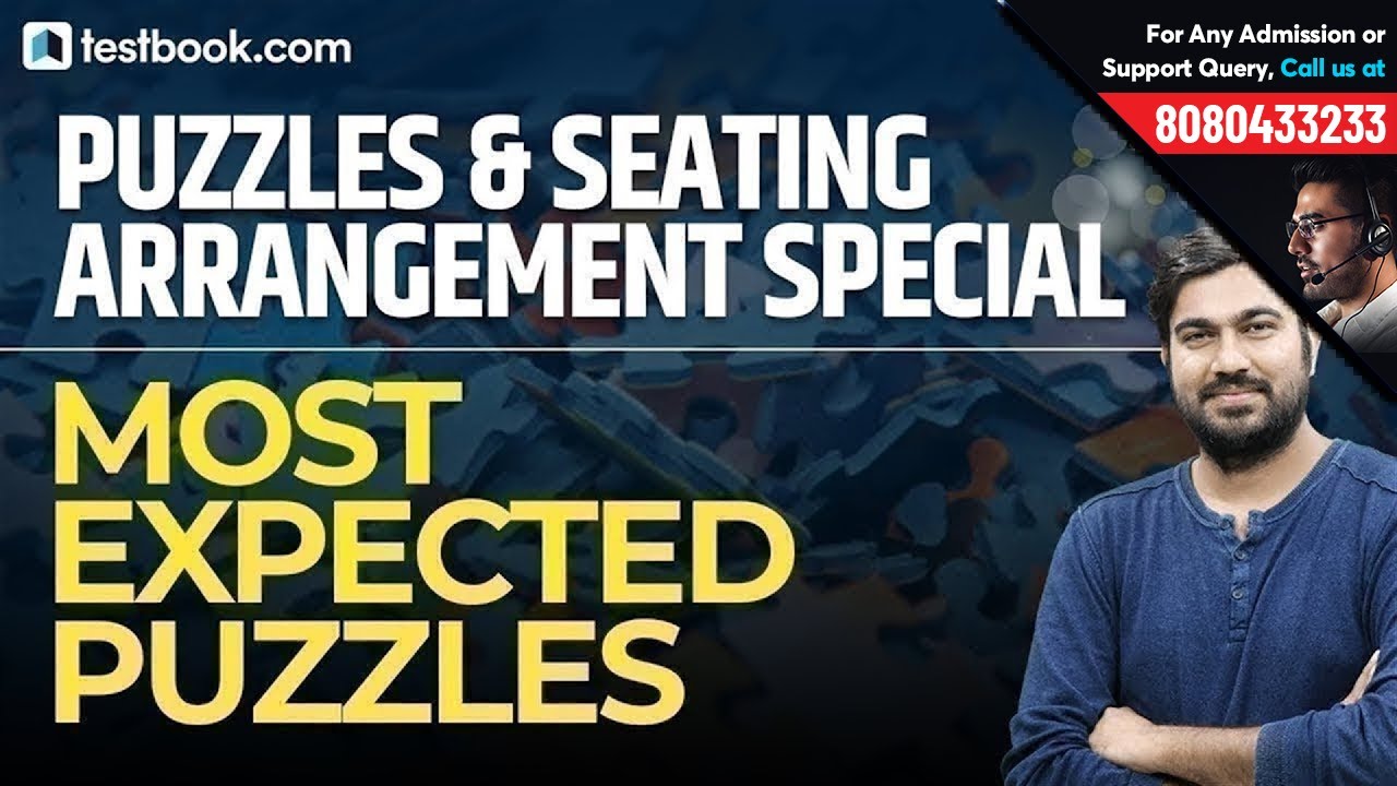 Puzzles & Seating Arrangement Reasoning Class | Most Expected Puzzles ...