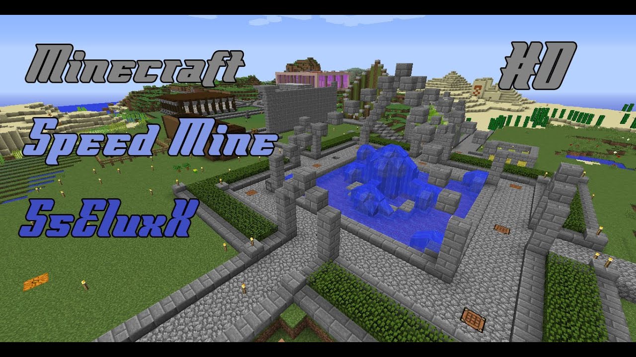 Minecraft Server Speed mine | ماين كرافت سيرفر سبيد ماين #0 - YouTube