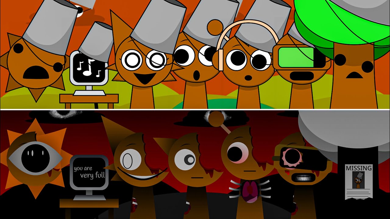 Incredibox Sprunki All Brown (Brud) Version | Normal Vs Horror Style ...