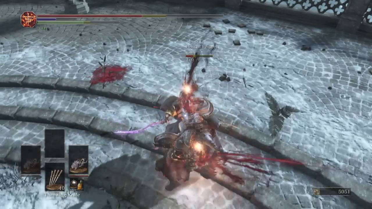 Dark Souls 3- Demon Fist , Conjurer of Flaming Pillars - YouTube