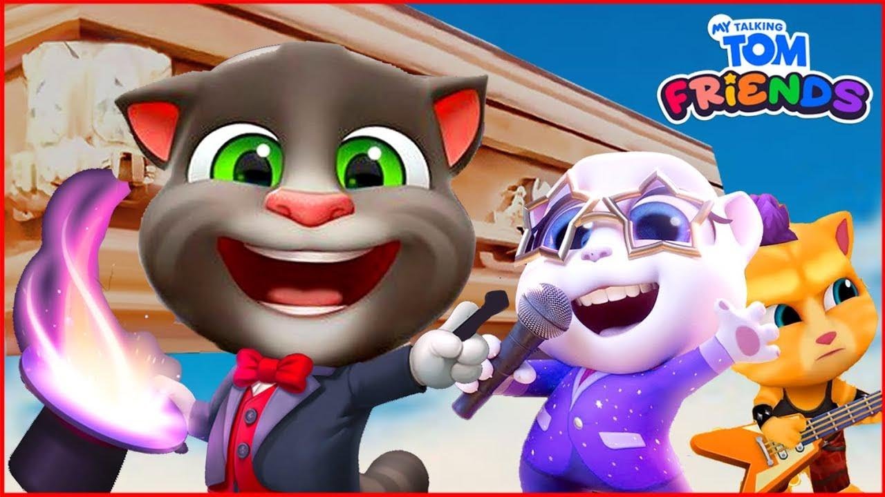 Talking Tom Friends Play Music Coffin Dance Song Cover dance - YouTube
