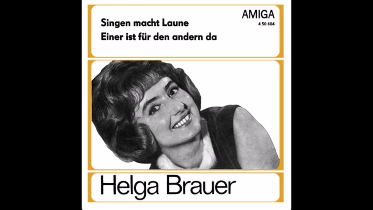 Helga Brauer - Singen macht Laune - YouTube