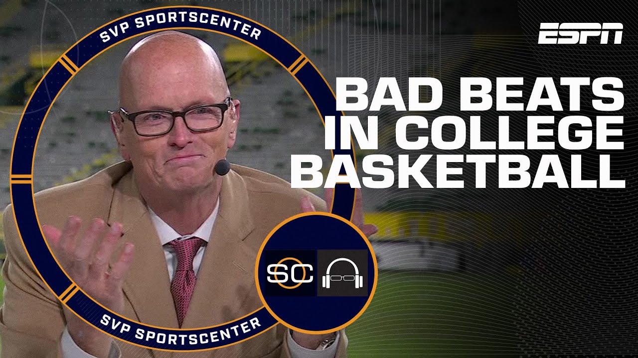 BAD BEATS 😬 Losing on the hook in college hoops | SC with SVP - YouTube