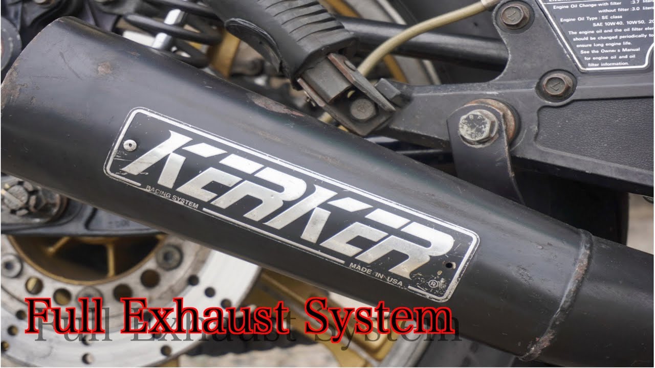 Kawasaki Z1000R | KERKER | Full Exhaust System - YouTube