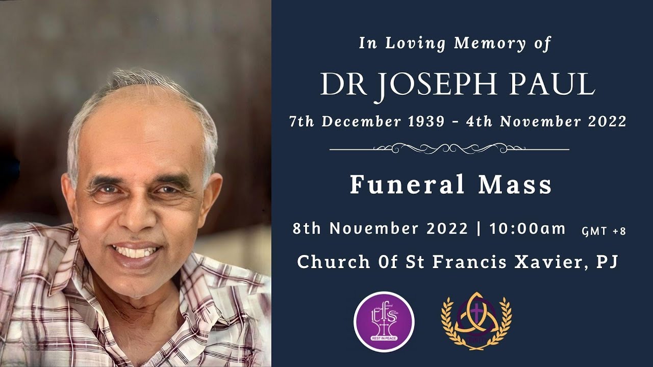 FUNERAL MASS | Dr Joseph Paul - YouTube
