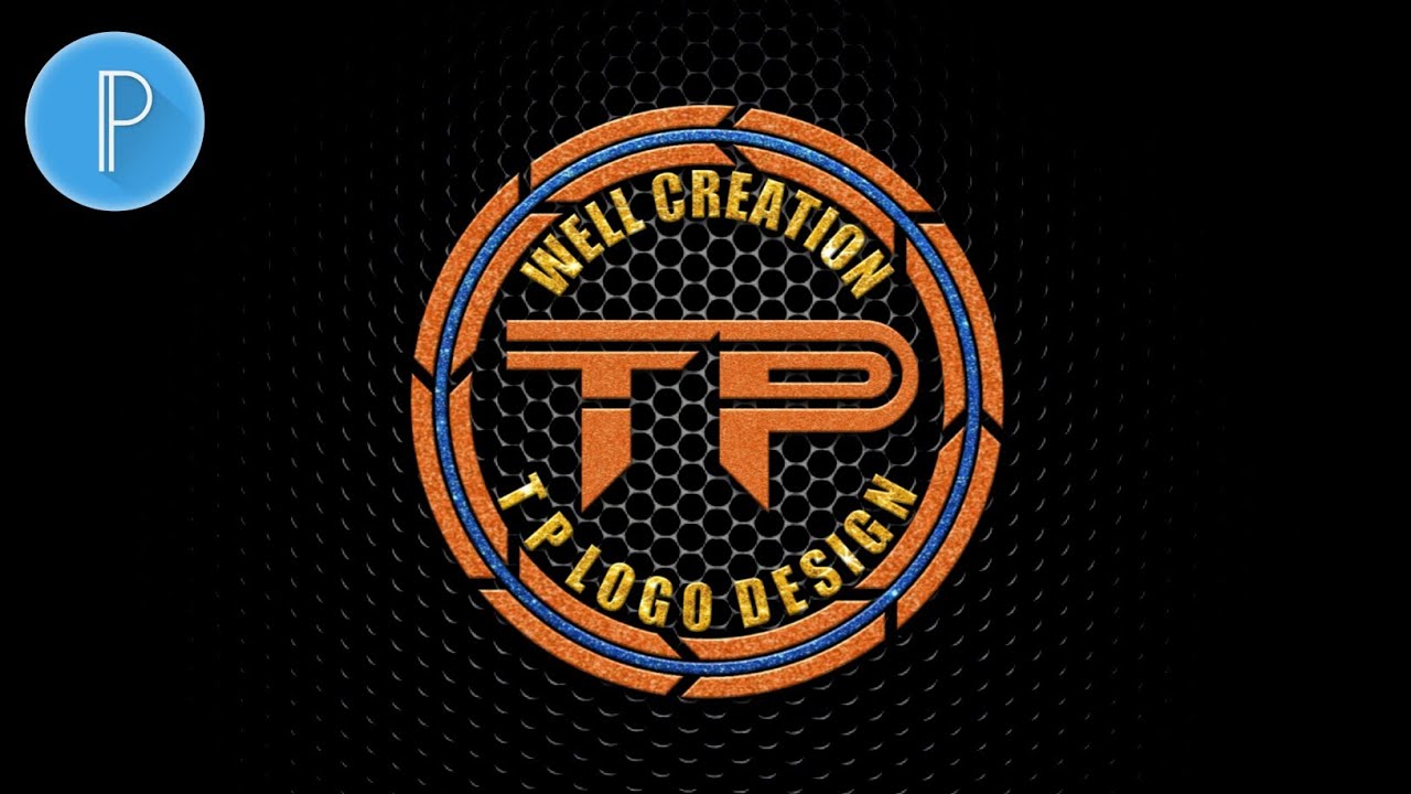 T P Logo Design || Professional Design || Unique Pixellab Design ...