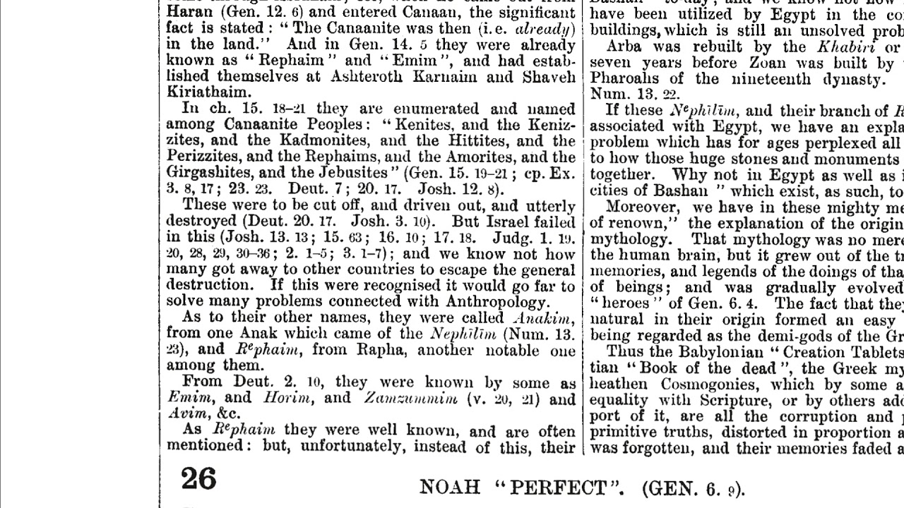 The Companion Bible(KJV) - Appendix 25 - The NᴱPHĪLĪM, or "Giants" of ...