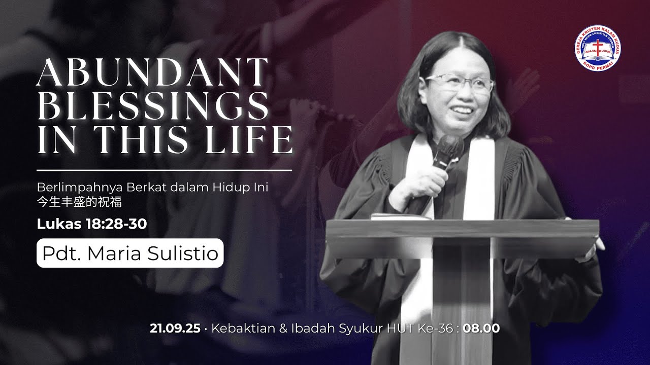 36'th Anniversary • Abundant Blessings in this Life | 21 September 2025 ...