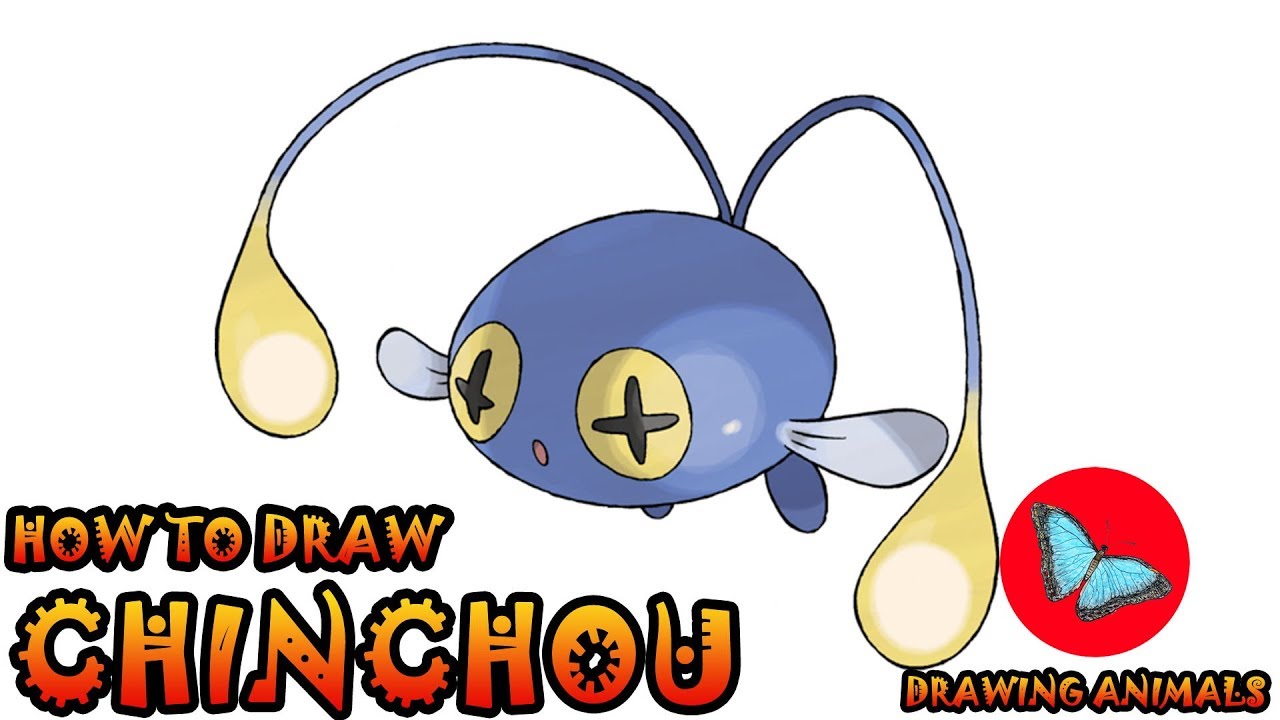 How To Draw Chinchou Pokemon | Drawing Animals - YouTube