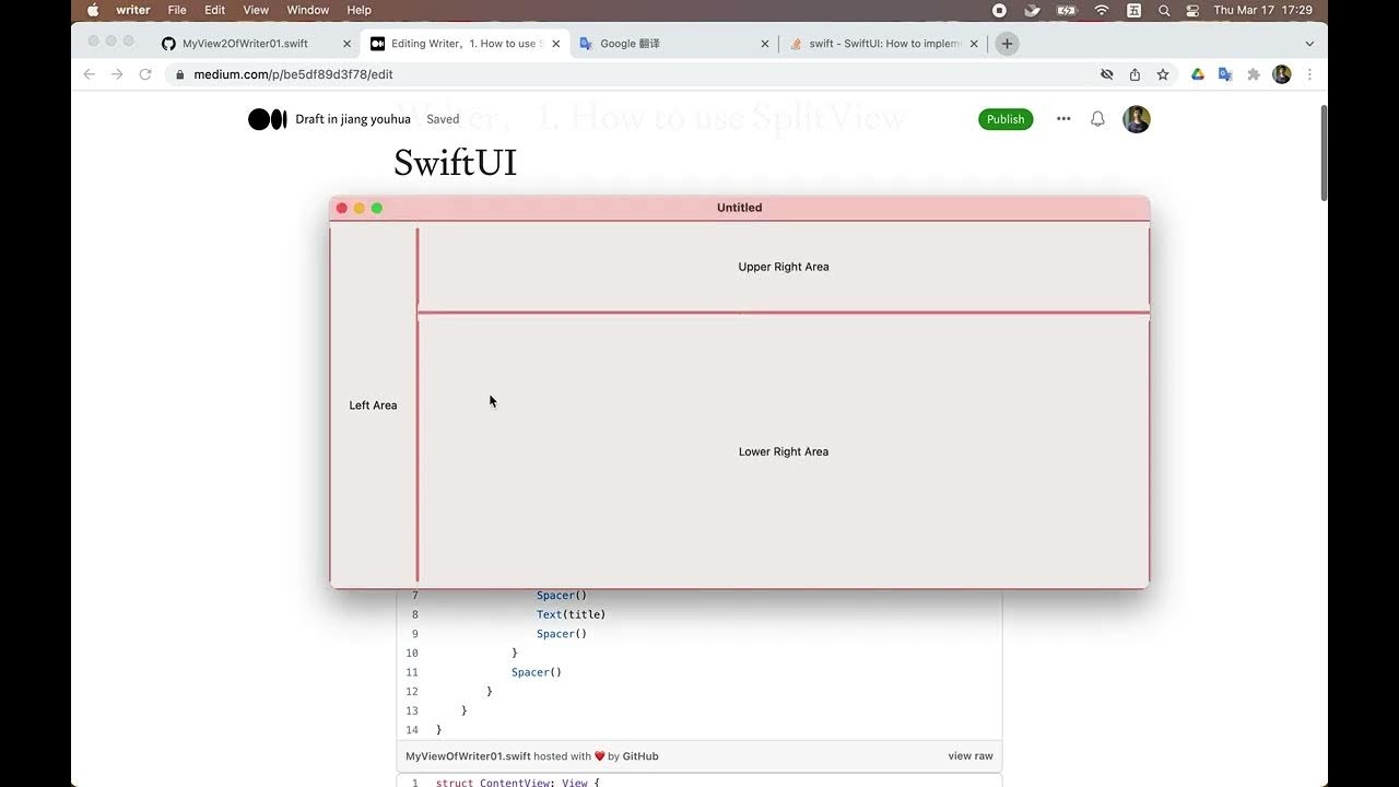 Swiftui SplitView - YouTube