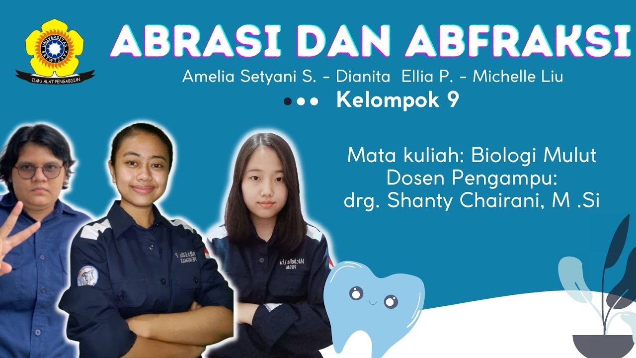 Kelompok 9_Patogenesis Dental Wear: Abrasi dan Abfraksi - YouTube