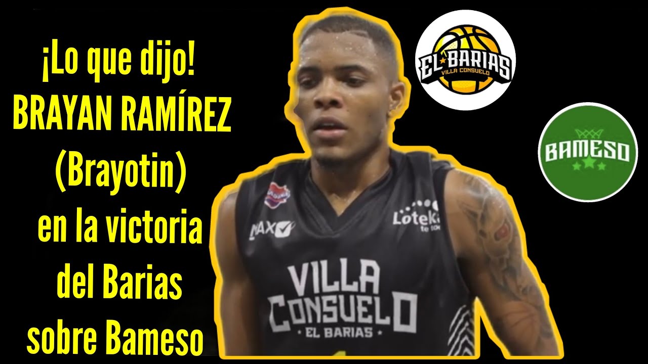 ¡Lo que dijo! Brayan Ramírez (Brayotin) en la victoria del Barias sobre los campeones de Bameso ...