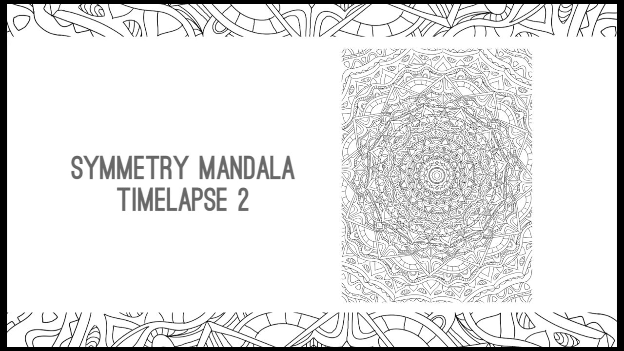 Symmetry Mandala 2 TimeLapse - YouTube