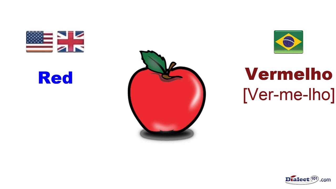 How to speak Portuguese - Colors - YouTube