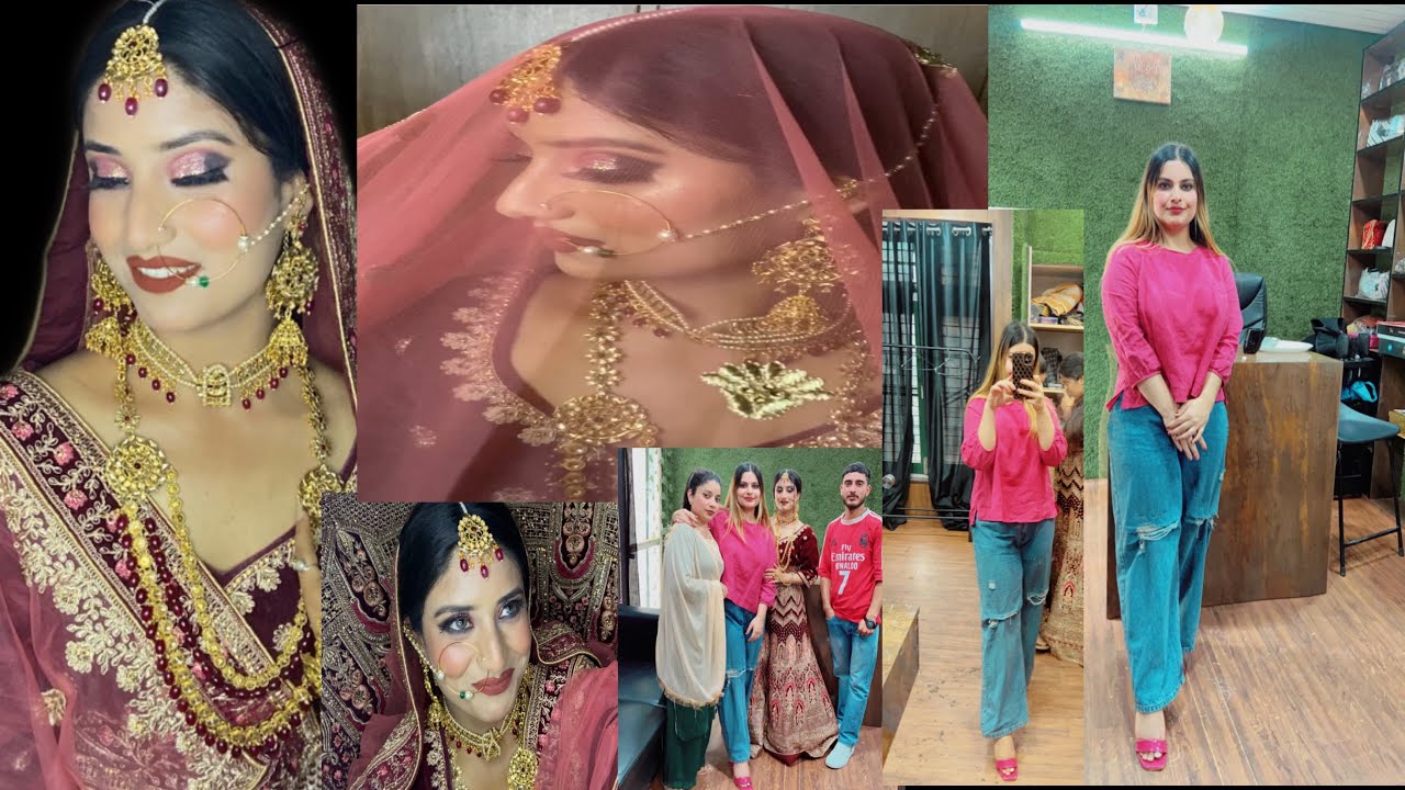 Bridal makeup shoot | bridal makeup class | clients |salon @rabiabhat ...