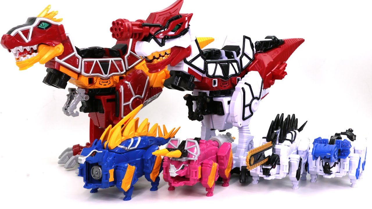 NEW Korean Power Rangers Dino Charge Kyoryuger Brave DX Tyrano King VS ...