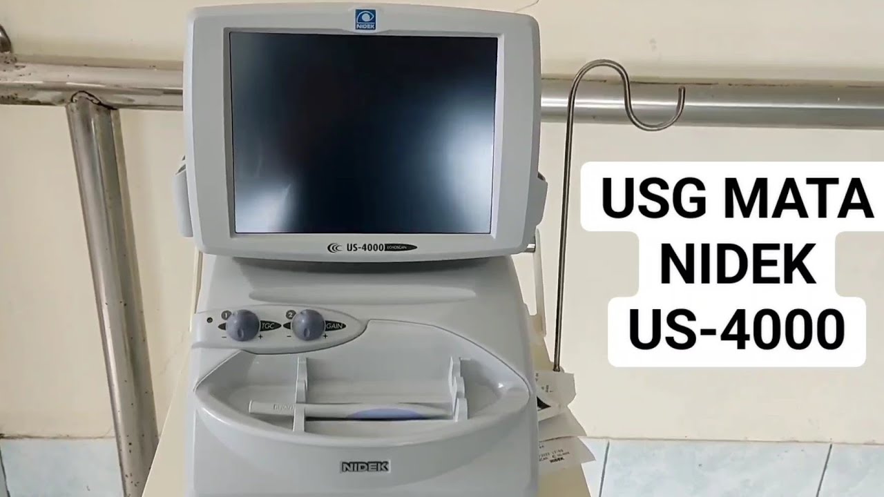 USG MATA NIDEK US 4000 / HOW TO USE ECHOSCAN EYE USG NIDEK US 4000 - YouTube