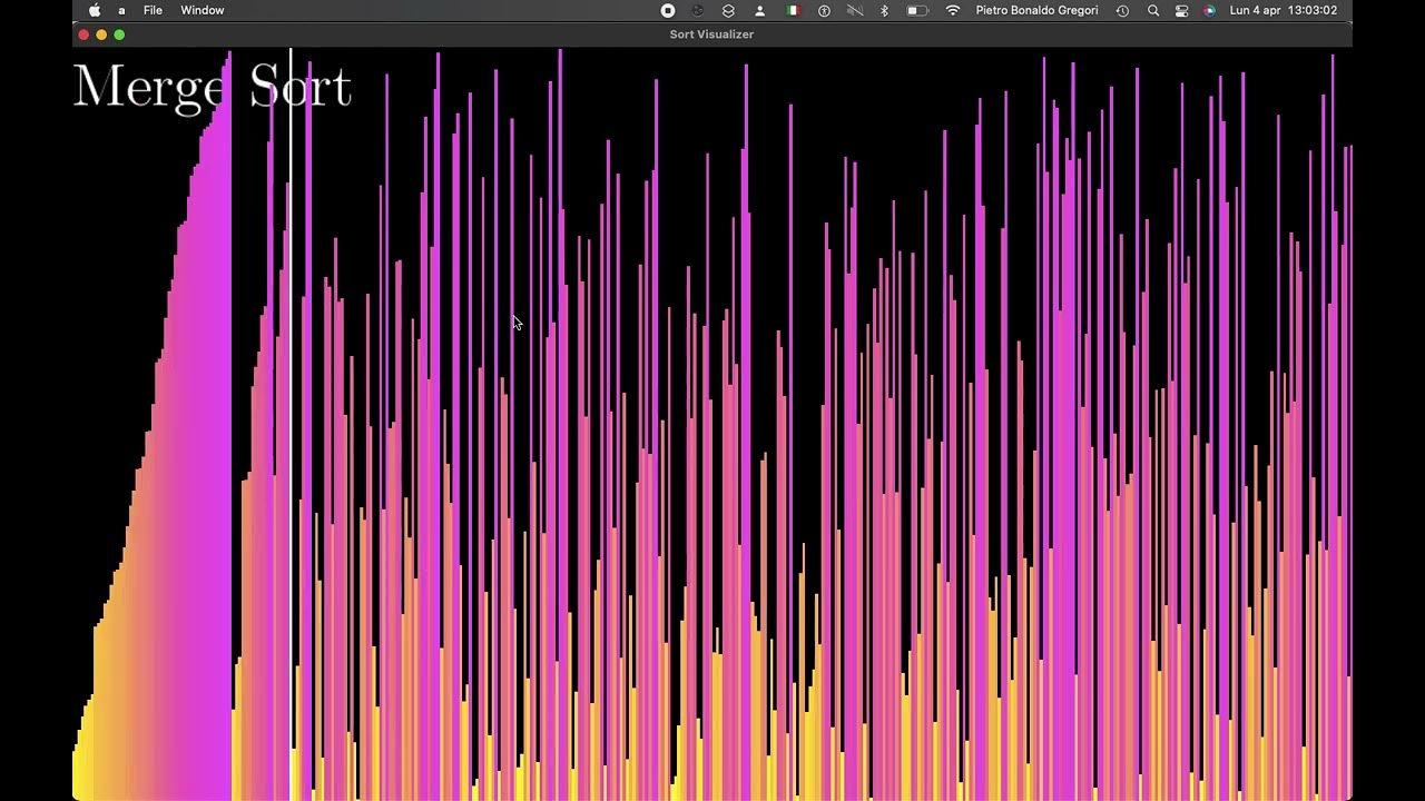 C++/SFML Sort Visualizer Showcase | 400 Columns - YouTube