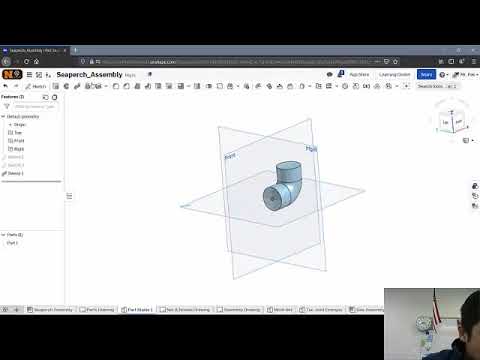 PVC Elbow Joint Tutorial - OnShape - YouTube
