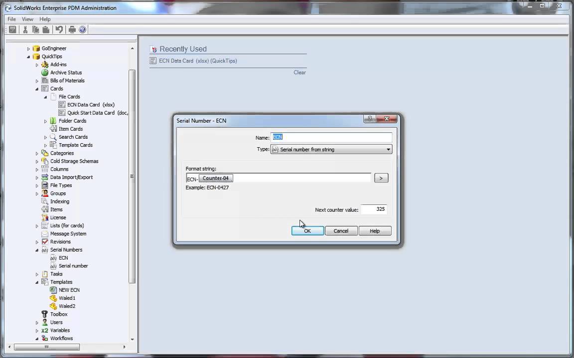 SOLIDWORKS Enterprise PDM 2013 – Mapping Variables to Microsoft Excel ...