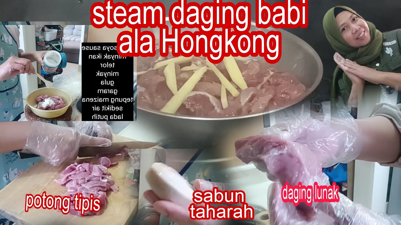 Resiko kerja di Hongkong harus mau masak babi || steam babi ala ...