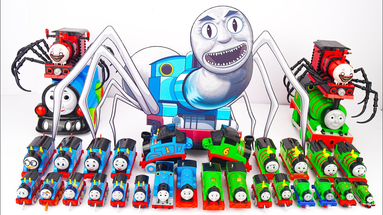 100 Minutes Satisfying Unboxing Thomas & Friends Cursed Thomas Toys ...