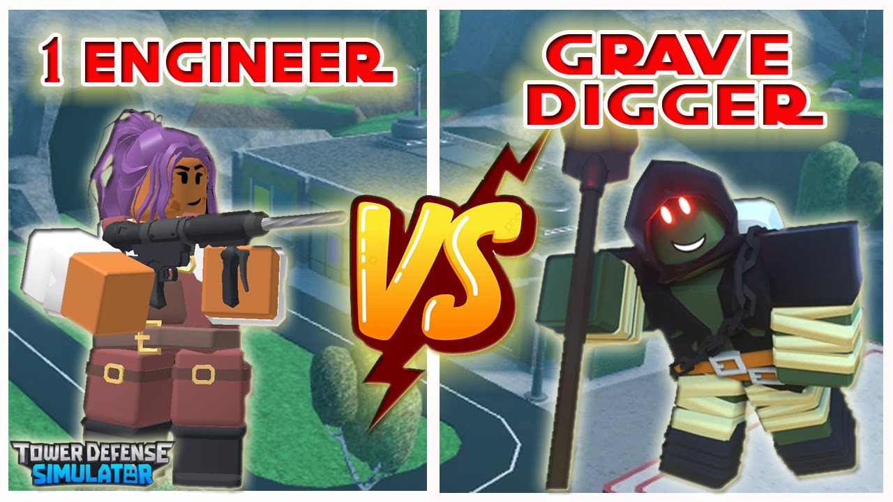 HOW FAR CAN 1 ENGINEER BEAT EASY MODE? [1 ENGINEER VS GRAVE DIGGER ...