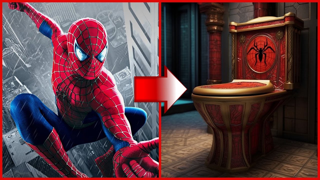 SUPERHEROES but TOILETS 💥 All Characters (Marvel & DC) - YouTube