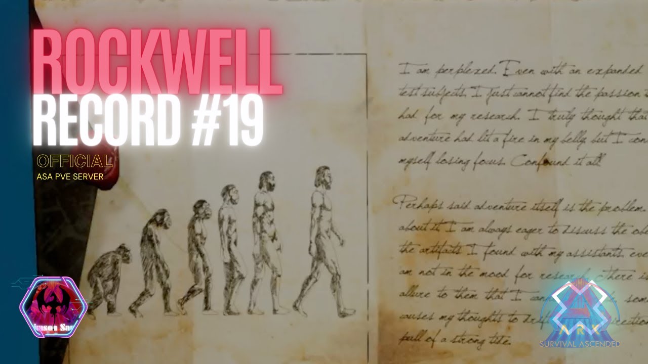 Rockwell Record #19 || Explore Note x Ark Survival Ascended Official ...