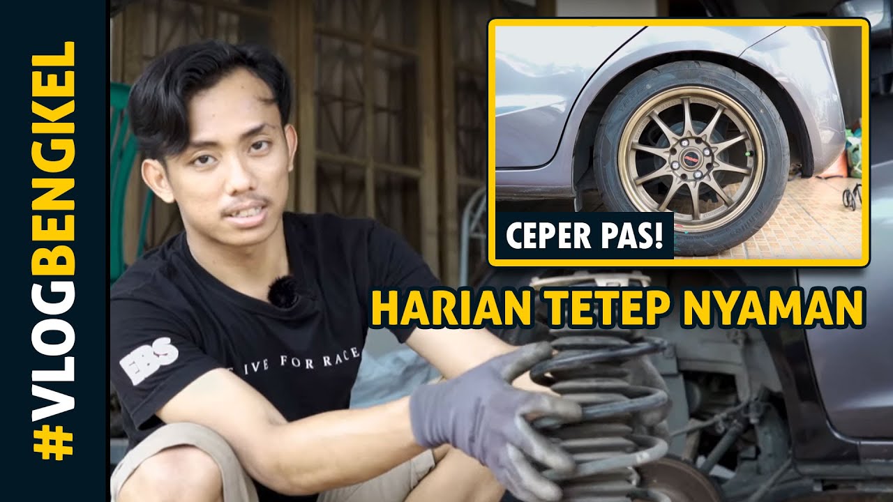TUTORIAL CEPERIN MOBIL DAN GANTI PER VELG DI RUMAH | DIPAKAI TETEP ...