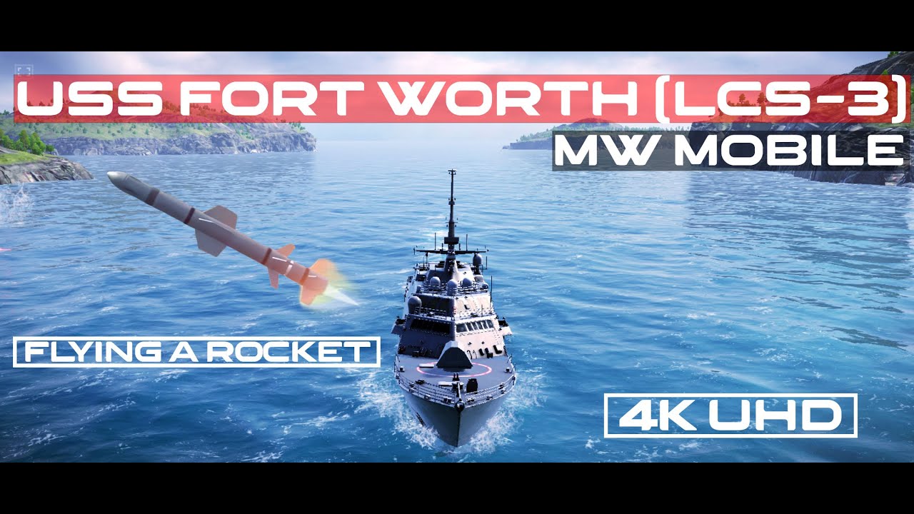 USS Fort Worth LCS 3 - Flying a Rocket - YouTube